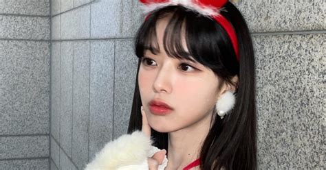 노정의 빨간 옷루돌프 머리띠웬 꽃사슴이