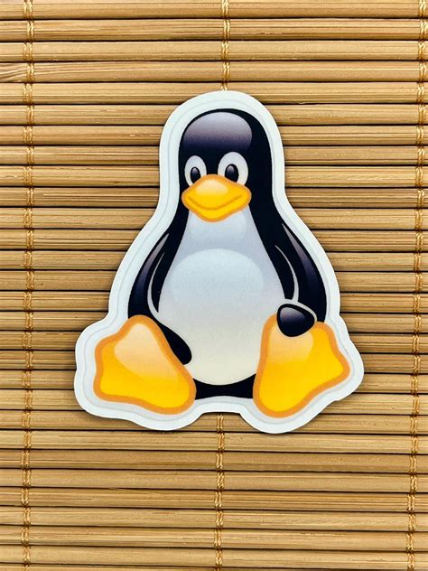 Linux Logos Sticker Set Waterproof Etsy