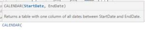 Power BI Calendar Create Calendar Table With DAX Functions