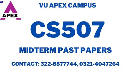 Cs507 Midterm Past Papers