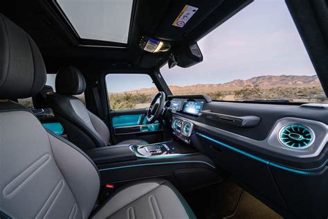 View Interior Photos Of The 2025 Mercedes Benz G Class Ev