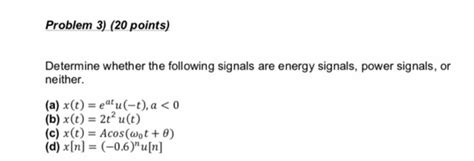Solved Problem Points Determine Whether The Chegg