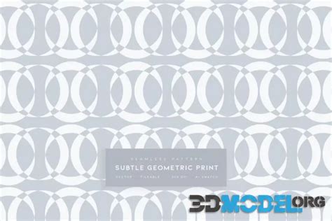 2d Graphics Subtle Geometric Print