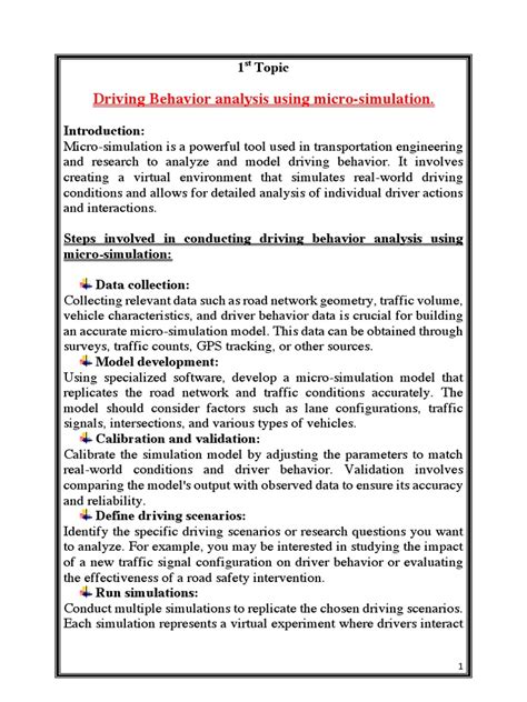 1st Topic Week 4 Pdf Simulation Traffic