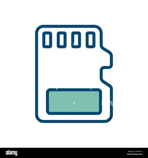 Memory Card Icon Vector Design Template In White Background Stock Vector Image And Art Alamy