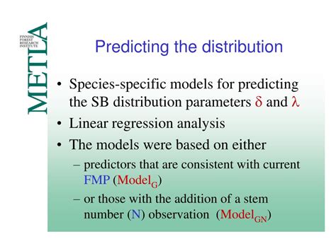 Ppt Improving The Accuracy Of Predicted Diameter And Height