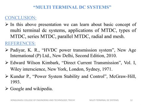 multi terminal dc systems mtdc pptx