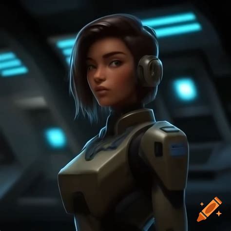 23 Year Old Female Sci Fi Mech Pilot On Craiyon