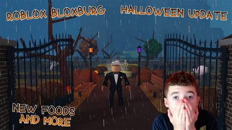Halloween Update New Foods And More Roblox Bloxburg Youtube