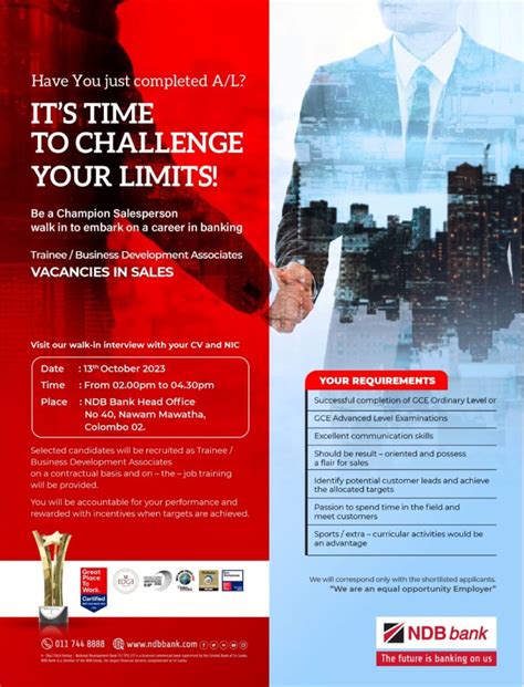 Yasitha Bhadrajeewa On Linkedin Sales Ndb Opportunity