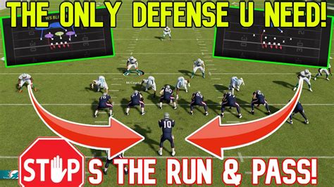 INSTANT SACKS INTS ALL GAME Best Blitz Base Defense In Madden