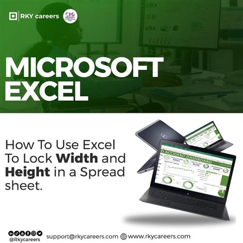 How To Use Excel To Lock Width And Height In A Spreadsheet Rky Careers Blog