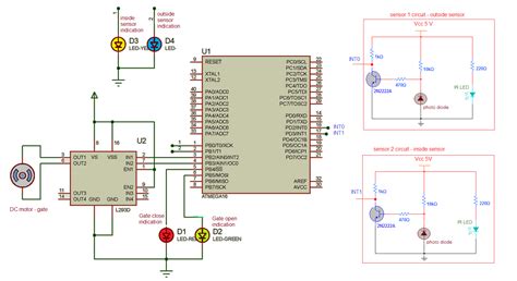 Automatic Gate Circuit Diagram