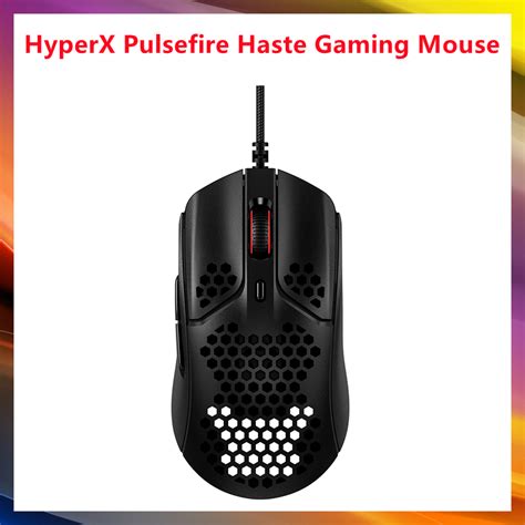 Hyperx Pulsefire Haste Gaming Mouse Ultra Lightweight 59g Honeycomb Shell Hex Design Rgb