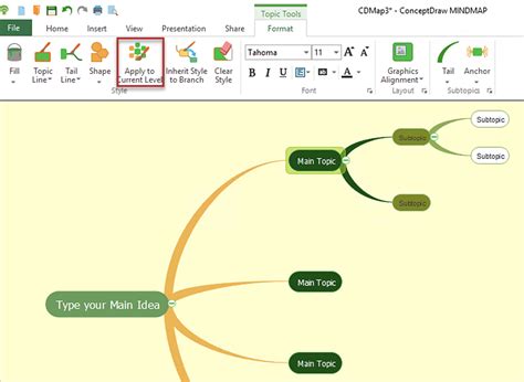 How To Customize Mind Map Style ConceptDraw HelpDesk