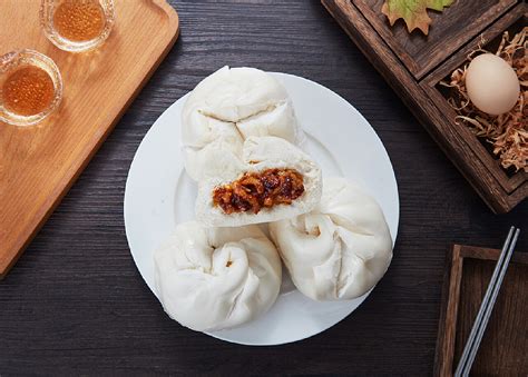 港式叉烧包广式早茶点心早餐速冻食品拍摄影拓文化摄影师木头 站酷zcool