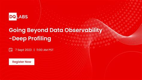Edris Ibrahim On Linkedin Going Beyond Data Observability Deep Profiling Dqlabs Webinar