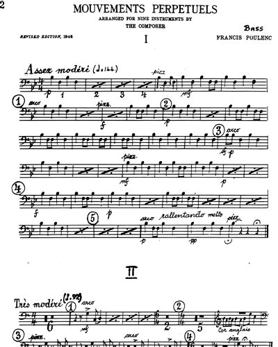 Mouvements Perpétuels Sheet Music By Francis Poulenc Nkoda Free 7