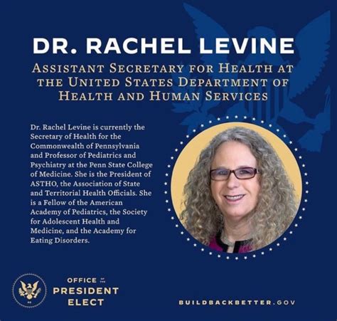 Dr Rachel Levine Revealing What Has Been Hidden In Front Of Our Eyes