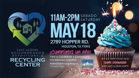 East Aldine Neighborhood Depository And Recycling Center Celebration