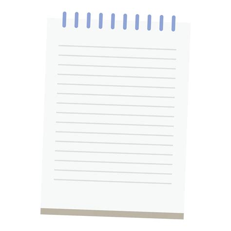 Spiral Notebook Icon Flat Style Vector Art At Vecteezy