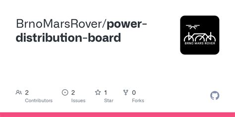 Github Brnomarsroverpower Distribution Board