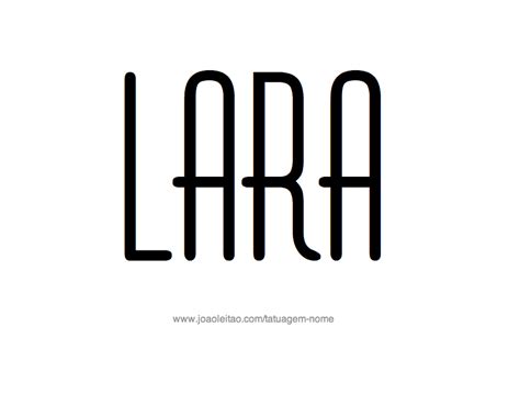 Desenhos De Tatuagem Com O Nome Lara