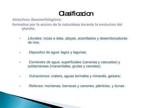 Definicion Atractivos Naturales Ppt