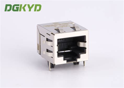 Shielded Pcb Mount Female Rj45 Keystone Jack 10p8c Connector Side Entry