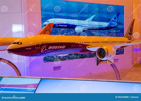 Exhibits New Models Of Boeing Aircraft 737 747 787 777 Russia