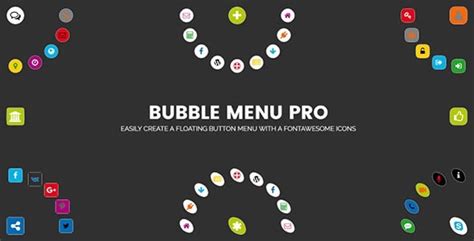 bubble menu pro creating awesome circle menu with icons 2 0 wp