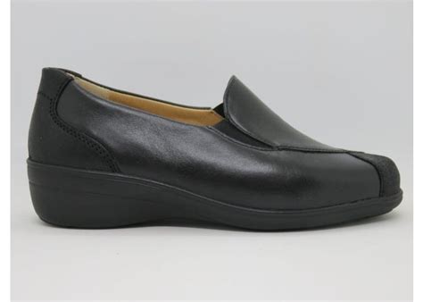 Solidus 26427 00419 Mocassin Zwart Damesschoenen Ruka Shoe Herzele
