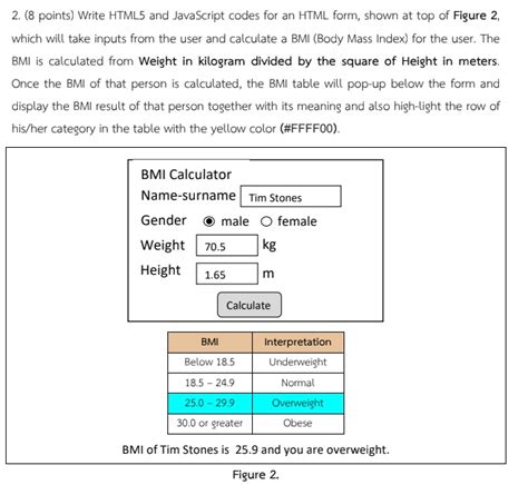 solved 2 8 points write htmls and javascript codes for an html form