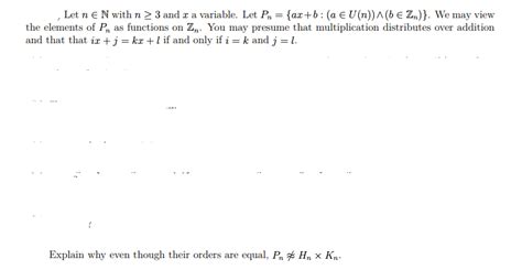 Solved Let N E N With N And R A Variable Let Pn Chegg Com