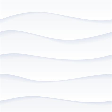 Embossed White Wave Pattern For Website Decoration Vector 3d Illustration 17143780 Vector Art