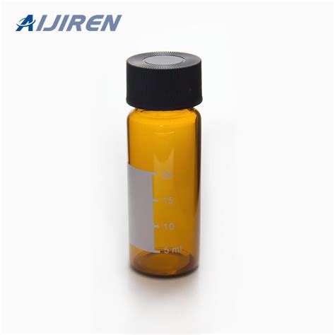 30ml Clear Glass Sample Storage Vial With Label Area Aijiren Vials For