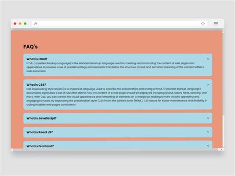 Saifullah Khan On Linkedin 👉 I Made This Faqs Section Website In Html