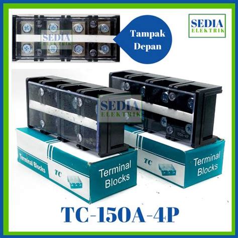 Jual Terminal Block TC 1504 150A 4pole Kota Cimahi Sedia Elektrik Tokopedia