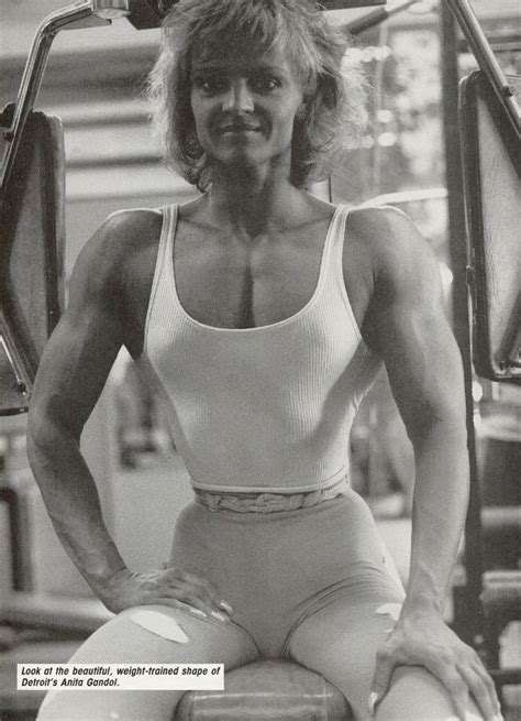 Anita Gandol Muscle Women Bodybuilding Fitness