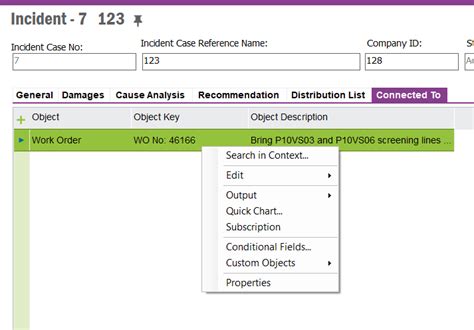 Incident Object Connection Ifs Community