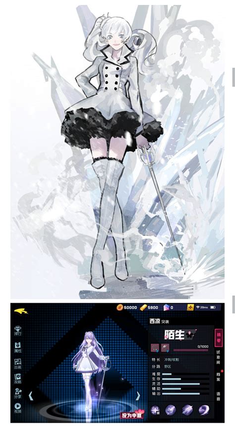 上 RWBYWeiss Schnee 下 非人学园西凉