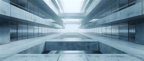 Modern Minimalist Architectural Symmetry With Ample Space Concept Architecture Minimalism