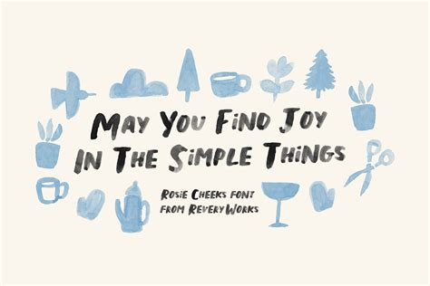 Rosie Cheeks Font Extras Reveryworks