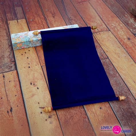 Scroll Mc01 Blue Lovely Cards