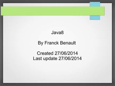 Java8 Odp