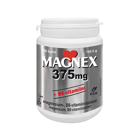 Magnex 375 mg + B6-vitamiini - Vitabalans Oy