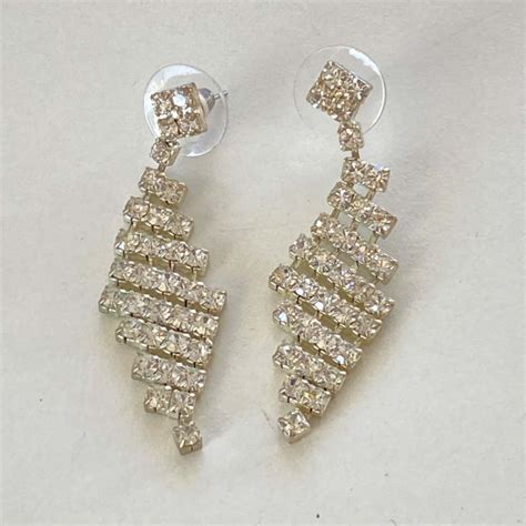 Long Crystal Earrings S