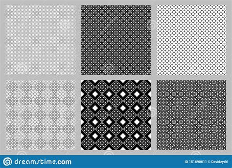 Abstract Square Pattern Background Design Set Stock Vector Illustration Of Geometry Squares