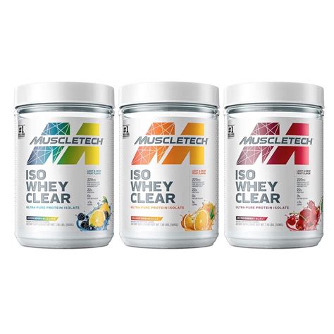 Muscletech Iso Whey Clear Whey Protein Isolate Shopee Singapore