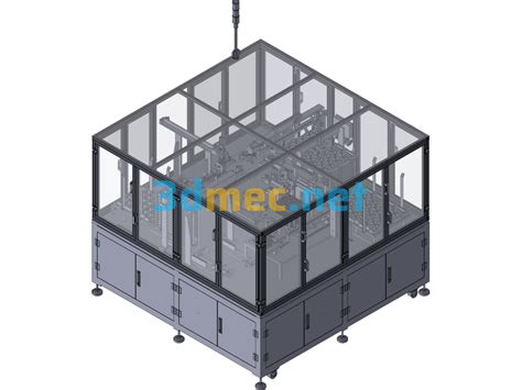 Automatic Mouse Assembly Machine 3d Model Exported